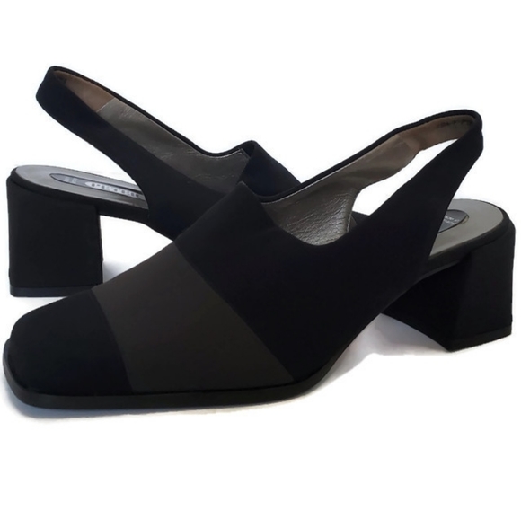 Peter Kaiser | Shoes | Peter Kaiser Colorblock Suede Slingback Heel ...